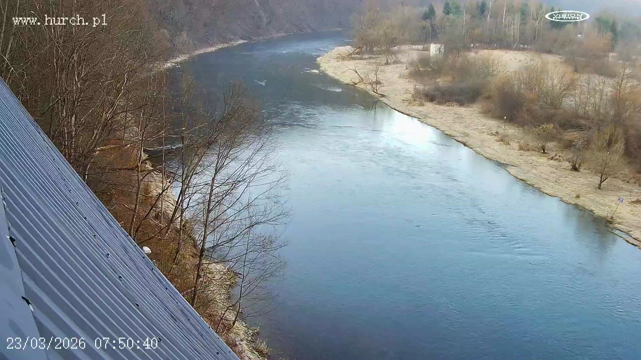 Kamera na żywo - Lesko - Zwierzyń - Rzeka San | LookCam